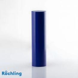 Sustarin C FG Acetal Blue RAL5002 25mm dia | Amari Plastics