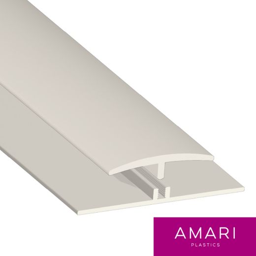 H Section PVC 3050mm Mink Grey T-CL113 2 Part | Amari Plastics