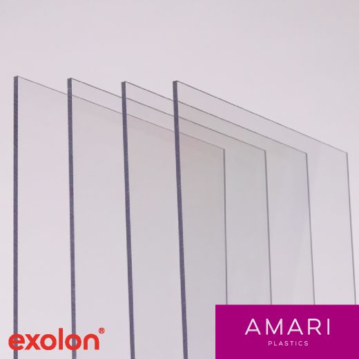 Exolon GP Polycarbonate Clear 099 Gloss 2500x1250x5mm 2PE | Amari Plastics
