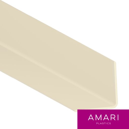 38mm External Angle PVC 3050mm Buttermilk Beige TC103 | Amari Plastics