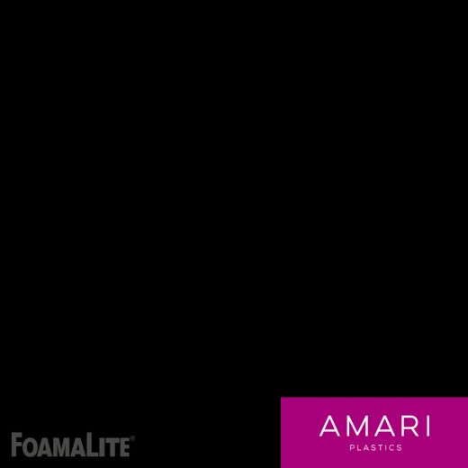 BUY 5mm Black PVC Foam Sheet 2440x1220 #101727 | Amari Plastics