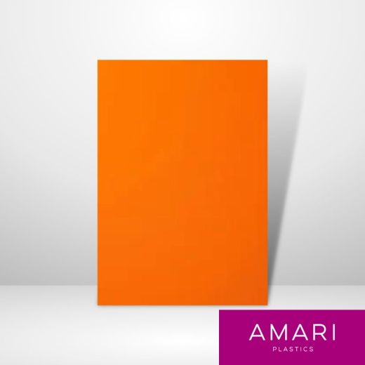 BUY 2mm Orange HIPS Plastic Sheet 1372x660 #107106 | Amari Plastics