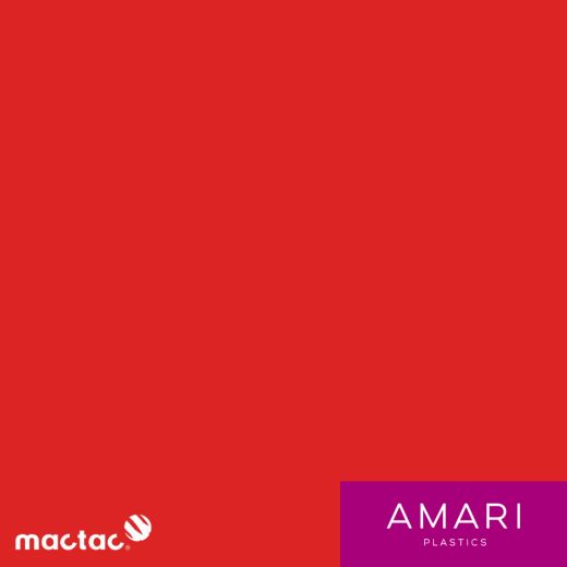 Mactac MACcrystal 8457-01 Transparent Deep Red 1230mm | Amari Plastics