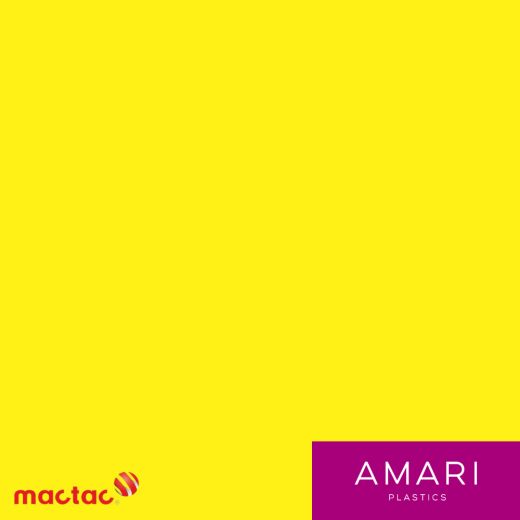 Mactac MACal 9809-06 Gloss Lemon Yellow 610mm | Amari Plastics