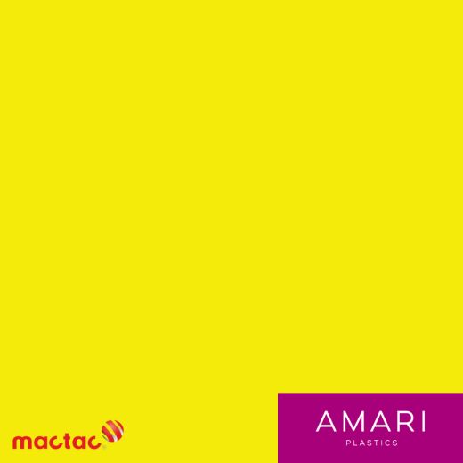 Mactac MACal 9807-00 Gloss Luminous Yellow 1230mm | Amari Plastics