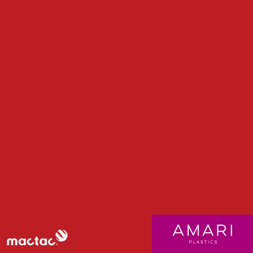 Mactac MACal 9859-00 Gloss Medium Red 1230mm | Amari Plastics