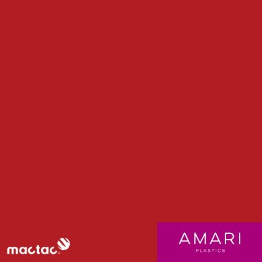 Mactac MACal 9858-00 Matt Medium Red 1230mm | Amari Plastics