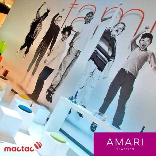 Mactac Easy 209P Gloss White Permanent Grey 1370mm 50m | Amari Plastics