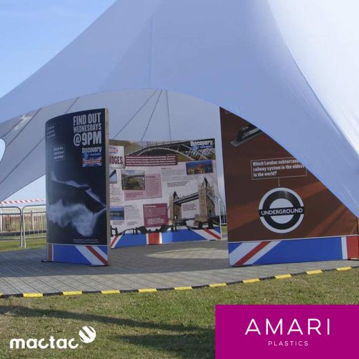 Mactac JT 8500 WM-HTT Matt White High Tack 1370mm 50m | Amari Plastics