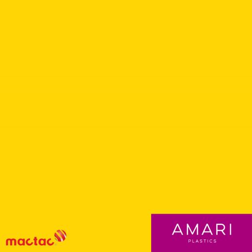 Mactac MACal 9809-46 Gloss Banana Yellow 1230mm | Amari Plastics