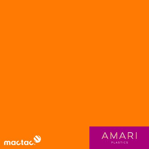 Mactac MACal 8002 Fluorescent Orange 1230mm | Amari Plastics