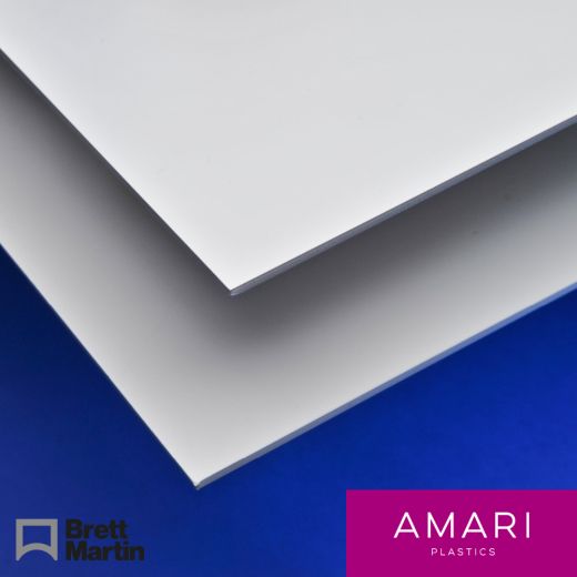 BUY 2.25mm White PVC Plastic Sheet 2440x1220 #132364 | Amari Plastics