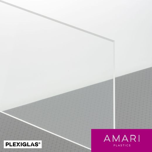 PLEXIGLAS® LED Acrylic Clear 0E010 SM 3050x2050x4mm 2PE edge lighting ...