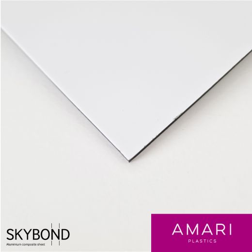 Skybond Hoarding ACM White Matt/Mill 2440x1220x3mm 0.1mm sk | Amari ...