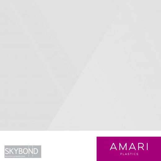 Skybond Lite ACM White Gloss/Matt 3050x1500x3mm 0.2mm sk | Amari Plastics