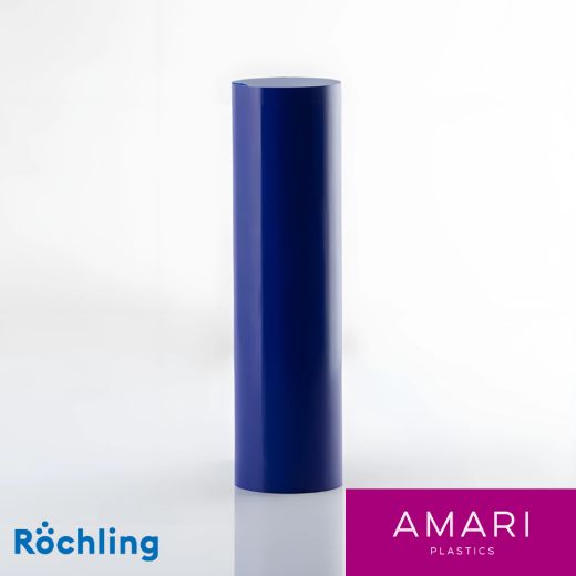 Sustarin C FG Acetal Blue RAL5002 25mm dia Rod | Amari Plastics