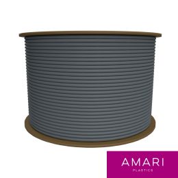 PVC Grey Round 3mm dia 2kg Rod | Amari Plastics