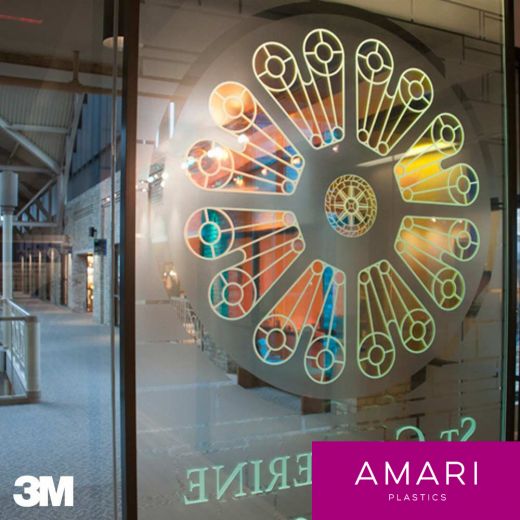 3M Dichroic Glass Film DF-PA Blaze 1220mm | Amari Plastics