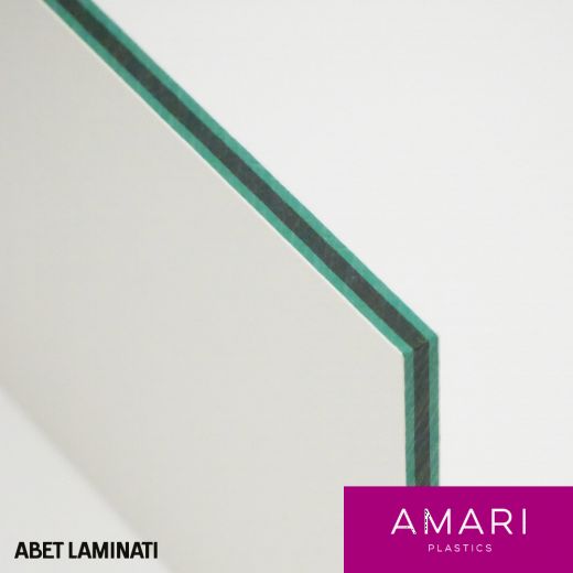Abet Engraving HPL White/Green/White 161 Gloss 1525x1300x3mm | Amari ...