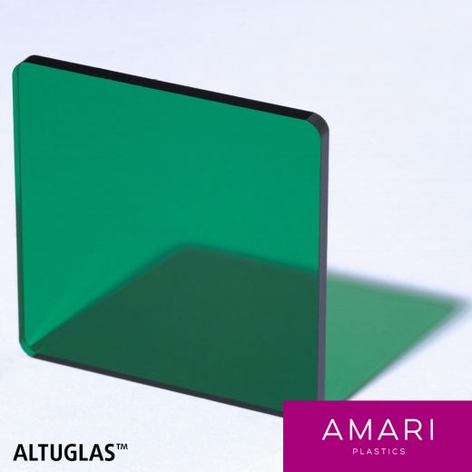 Altuglas Acrylic Green 100 14100 Gloss 3050x2030x3mm 2PE | Amari Plastics