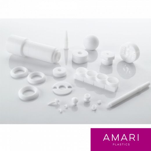 PTFE Natural 6mm dia Rod | Amari Plastics