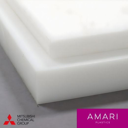 BUY 25mm Natural Acetal Plastic Sheet 1000x610 #119646 | Amari Plastics