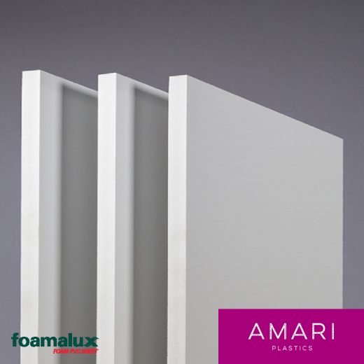 BUY 10mm White PVC Foam Sheet 2440x1220 #116365 | Amari Plastics