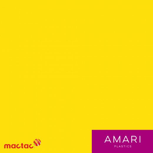 Mactac MACal 9807-43 Gloss Bright Yellow 1230mm | Amari Plastics