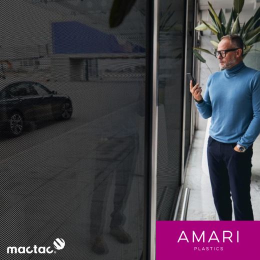 Mactac JT 7500 WG-PB 40 Perforated White Gloss 1524mm 5m | Amari Plastics