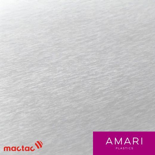 Mactac Permafun Brushed Metal Satin PVC 1370mm 50m | Amari Plastics