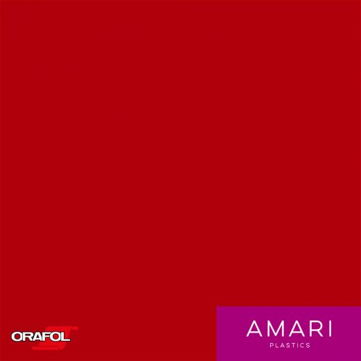 Orafol Oracal 651 032 Gloss Light Red 1260mm Rod | Amari Plastics