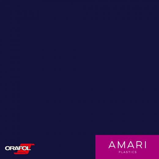 Orafol Oracal 651 518 Gloss Steel Blue 1260mm | Amari Plastics