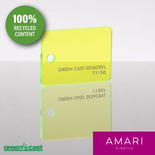 Green Cast Acrylic Green 71150 Fluorescent 3050x2030x3mm 2PE Sheet ...