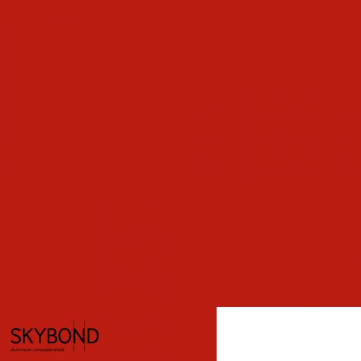 Skybond ACM Red RAL3020 Gloss/Matt 2440x1220x3mm 0.3mm sk | Amari Plastics