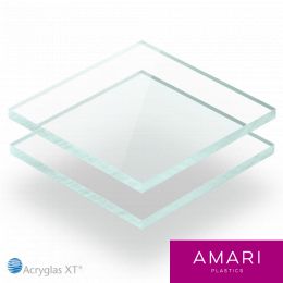 Acryglas XT Acrylic Glasslook 2050x1525x3mm 2PE Sheet | Amari Plastics