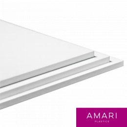 BUY 1.5mm White PVC Plastic Sheet 2440x1220 #144042 | Amari Plastics